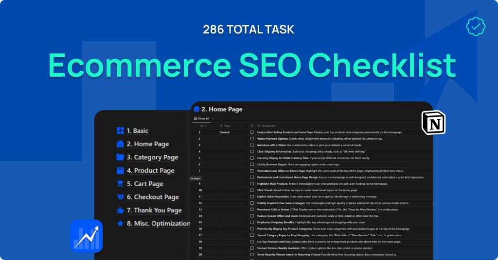 Ecommerce SEO Checklist - Dot Mirror
